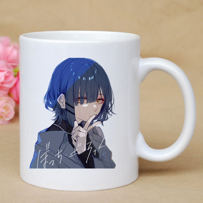 孤独摇滚山田陶瓷周边水杯动漫杯子茶杯前辈高颜值同人咖啡马克杯