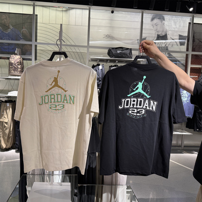 正品Nike耐克短袖男夏新款Jordan背标宽松复古圆领运动T恤IM3354
