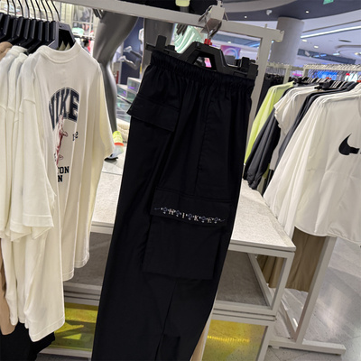 Nike耐克女裤2025秋新款多口袋工装裤宽松透气运动长裤II0445-010