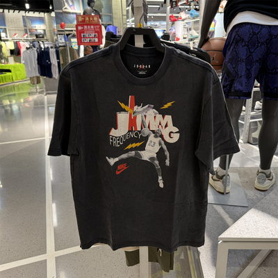 正品NIKE耐克AJ短袖男夏JORDAN图案印花休闲运动棉T恤HJ2930-100