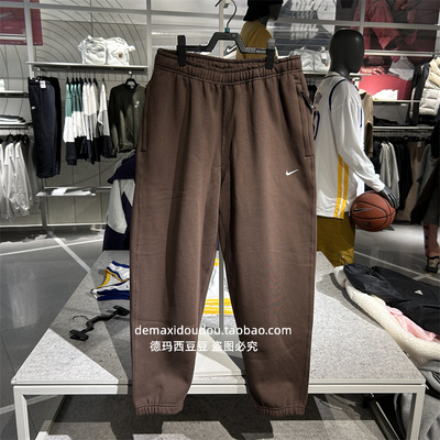专柜正品NIKE耐克男子小标LAB休闲运动宽松加绒收脚长裤 DX1365