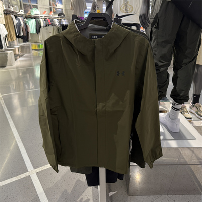 安德玛男子防泼水连帽运动卫衣