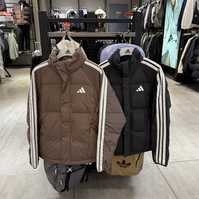 Adidas阿迪达斯男羽绒三条杠羽绒服外套 KC2487 KC2488 KC2489