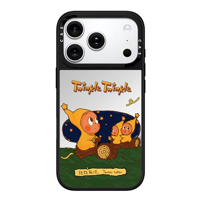 CASE跷跷板星星人你超棒适用iPhone17promax手机壳16pro苹果15plus镜面MagSafe磁吸14pm保护套13个性12防摔11