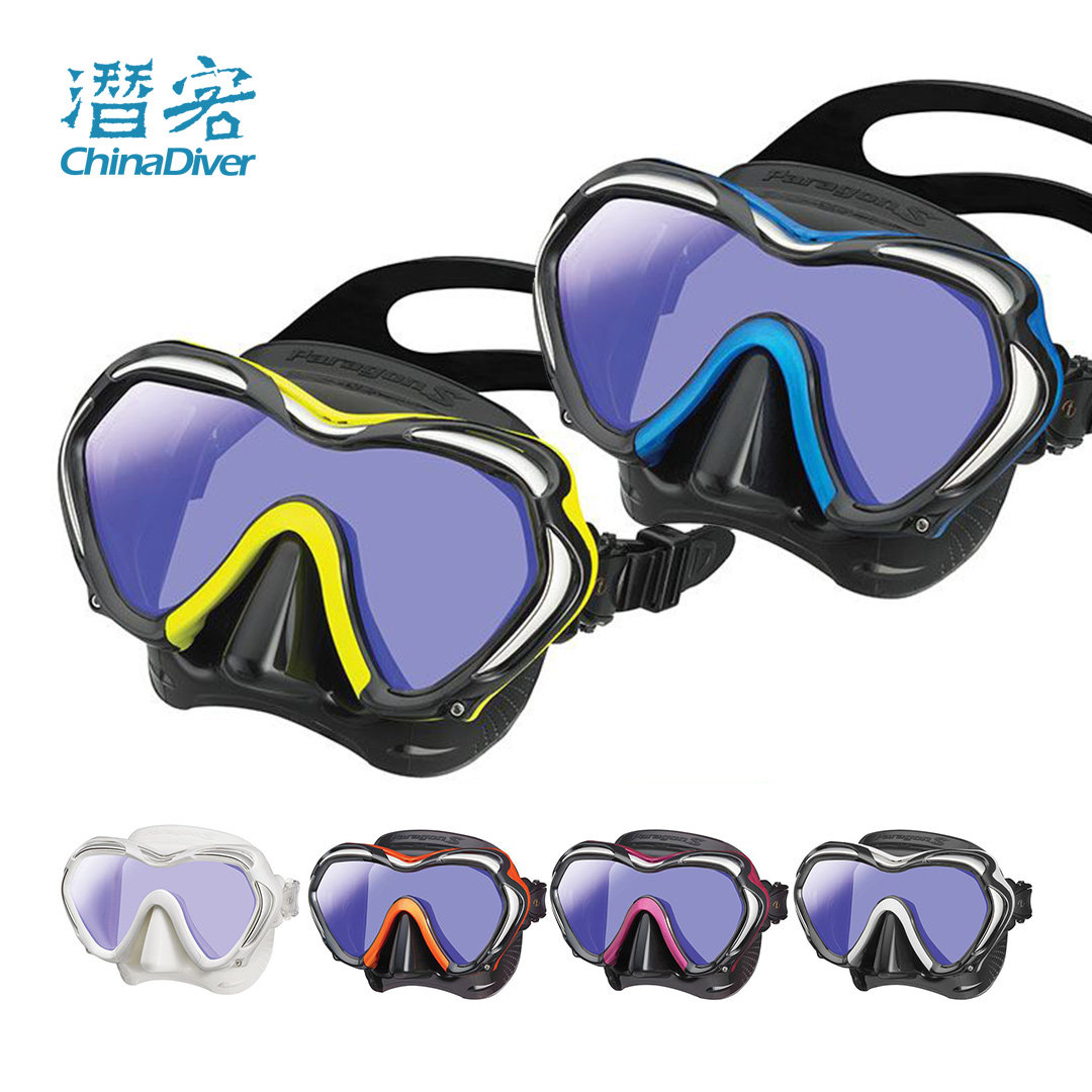 TUSA M1007水肺潜水面镜UV420镀膜镜片防紫外线专业大视野新款_虎窝淘
