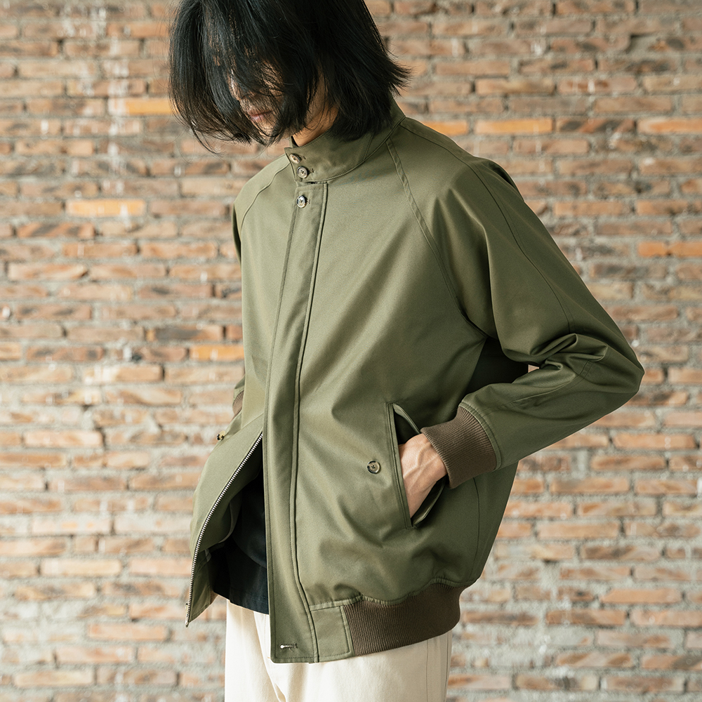 清仓 RESEED G9哈灵顿夹克橄榄绿城市通勤 Smart Chic_虎窝淘
