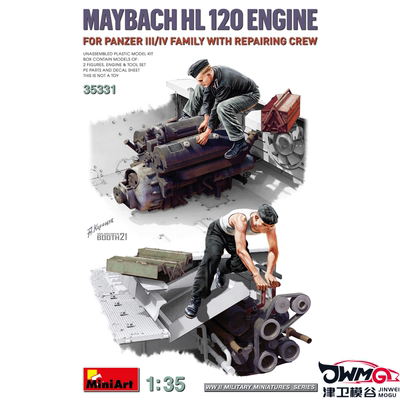 MiniArt拼装模型迈巴赫HL120