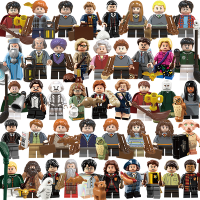 哈利波特伏地魔赫敏积木人仔
