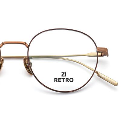 夏诗文推荐复古纯钛近视镜不挑人