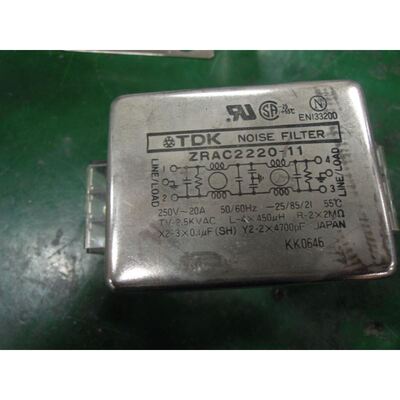 拆机TDK电源滤波器ZRAC2220-1120A250V