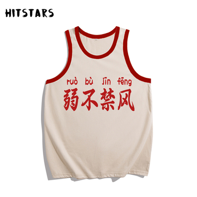 宽松夏季套头纯棉背心无袖