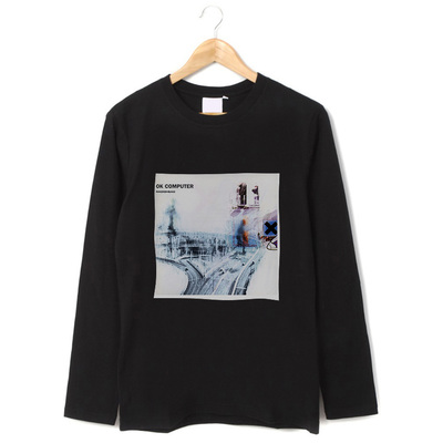 ok computer电台司令Radiohead自制男女暗黑纯棉圆领长袖T恤卫衣