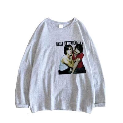 the libertines 立不挺 浪子 英伦朋克 不羁青春印花男女春秋长袖