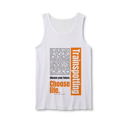 猜火车choose-life经典青春片文艺流行朋克休闲夏季吊带背心无袖T