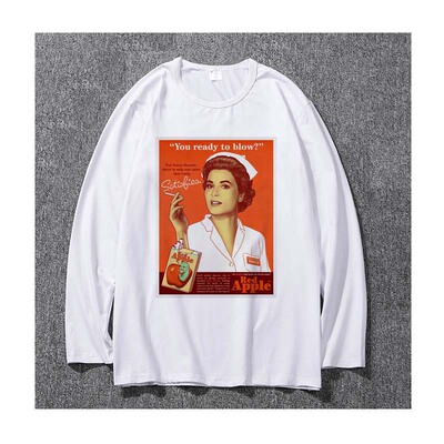 昆汀低俗小说黑色电影长袖T恤