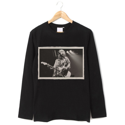 kurt cobain nirvana grunge摇滚垃圾朋克涅盘男女长袖T恤卫衣
