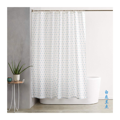 日本进口AmazonBasics亚马逊倍思防水防霉防老化浴帘配吊环可机洗