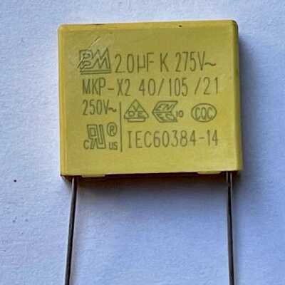 X2安规电容1.8/2.0/2.5/2.7UF/275V310VAC 185/2.0/2.5K 家用电器