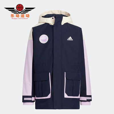 阿迪达斯二合一可拆卸童羽绒服