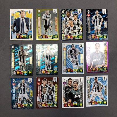 尤文图斯Panini帕尼尼2019球星卡2018意甲特卡博努奇基耶利尼曼朱