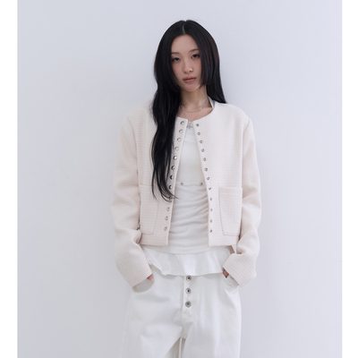 lowear韩代圆领长袖夹克外套