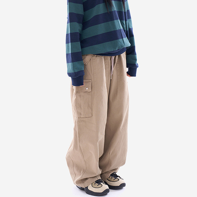 Localmansion韩代宽松工装长裤