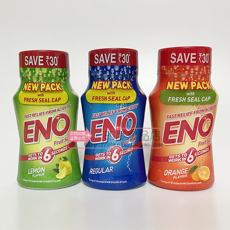 INDIAN FOOD印度食品 SUPER SAVER ENO FRUIT SALT橘子味水果盐_虎窝淘