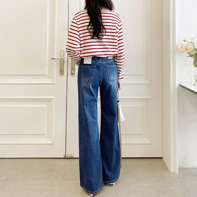 九0315韩国东大门运动牛仔裤区Vanilla-J-8751884别致休闲独特