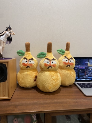 Heleworld植物大战僵尸毛绒玩具火葫芦玩偶纯手工限量制作