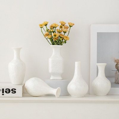 釉结晶装饰鲜花高级感轻奢插花