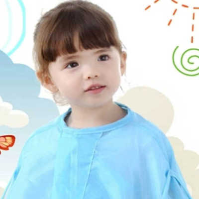 袋鼠宝宝儿童成人理发围布家用专用店美染发剪发衣罩斗蓬不粘头发