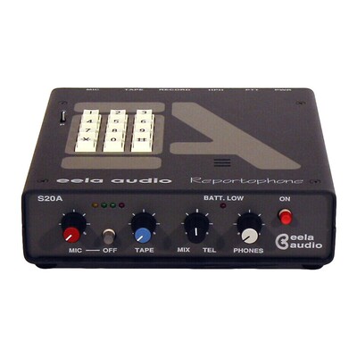 荷兰eela audio S20A 记者采访机  电话藕合器