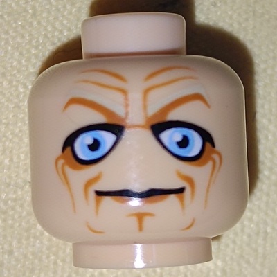 乐高人仔表情头帕皇全新