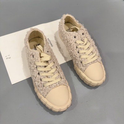 毛毛保暖鞋板鞋s-girl保暖棉鞋