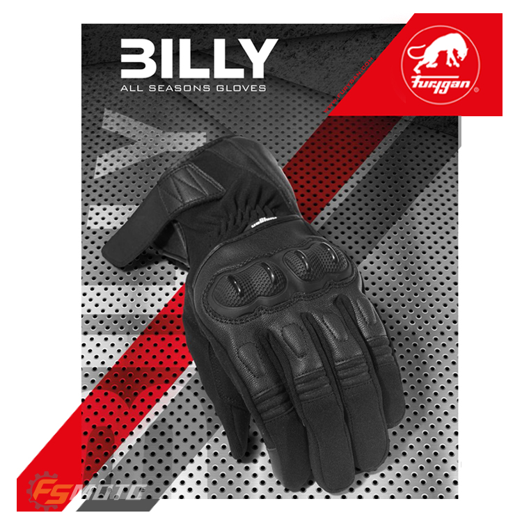 法国Furygan Billy比利EVO 防水四季可触屏运动摩托机车骑行手套