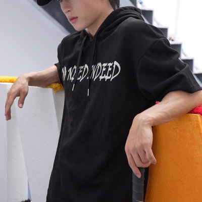 NNID情侣麂皮绒短袖微弹欧美风