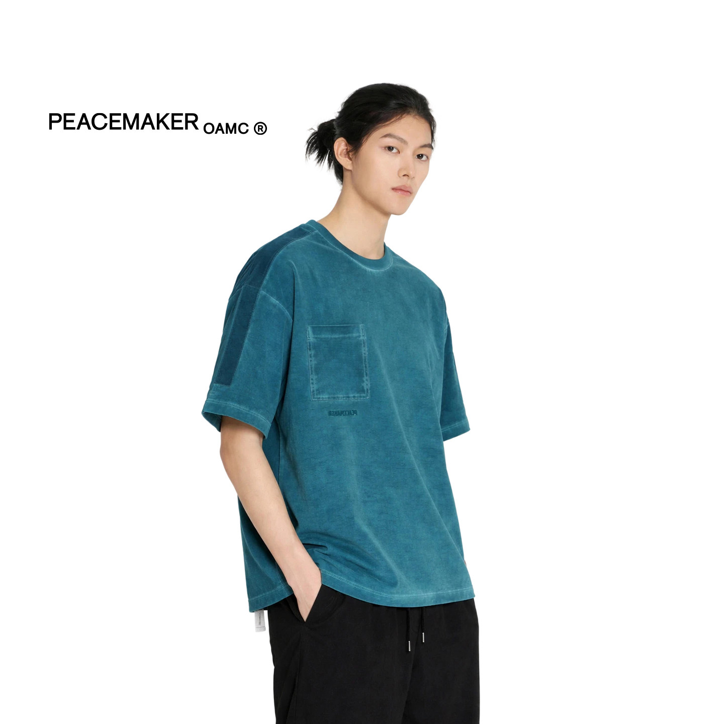 【意大利品牌】OAMC复线PEACEMAKER 26SS 户外拼接纯棉短袖T恤