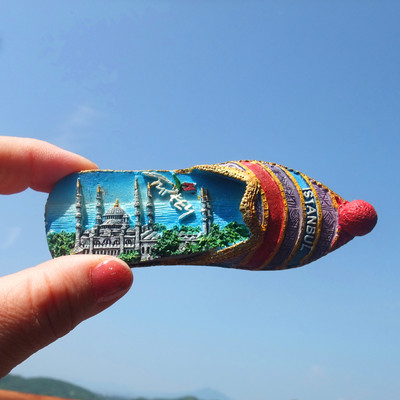 土耳其当地购买冰箱贴 Turkey 特色 鞋形 索菲亚 多款