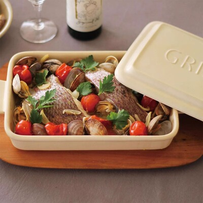 日本进口MeisterHand陶瓷烤盘