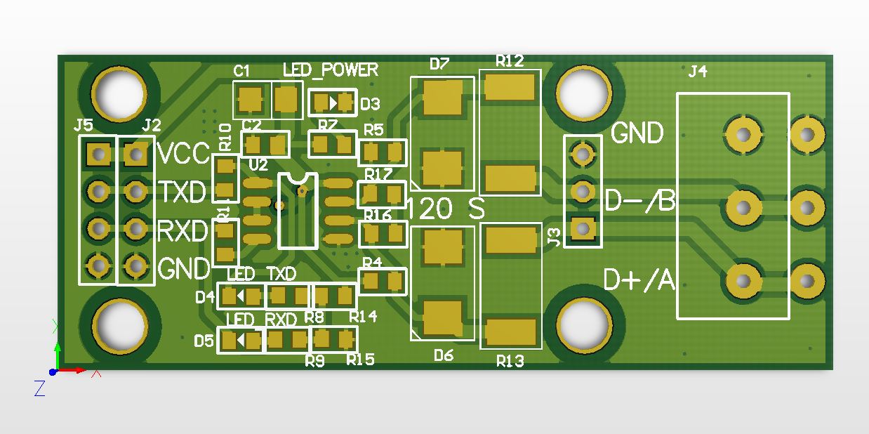 MAX13487 RS485转换串口TTL方案 模块电路 原理图 PCB文件 - 小编推荐 - WePost 全民代运 - 马来西亚中国淘宝代运与集运专家