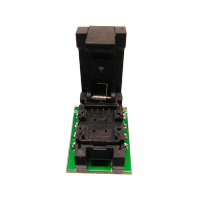 烧录座翻盖探针测试座间距qfn8