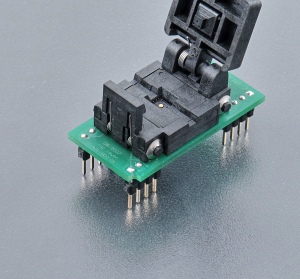 ELNEC专用烧录座 DIL8/QFN8-3 ZIF-CS 适配器 QFN8 4*4MM 0.8MM