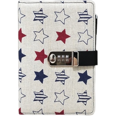 密码本简约学生带锁笔记本记事本