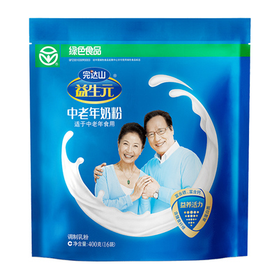 完达山富含硒钙中老年牛奶粉