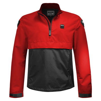 blauer美国休闲半拉链套头摩托车