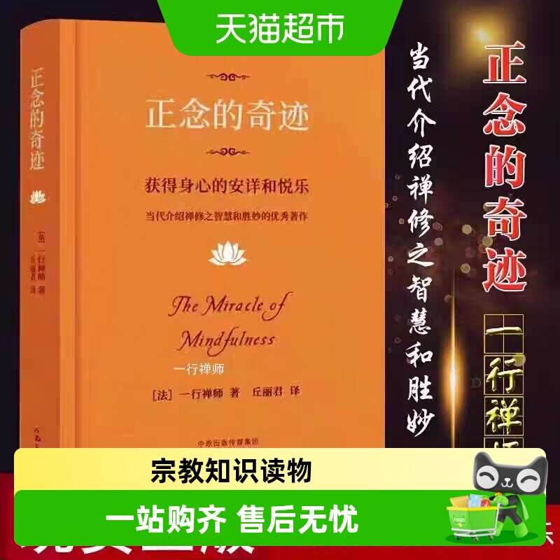 精装正念的奇迹一行禅师获得身心的安详和悦乐宗教知识读物
