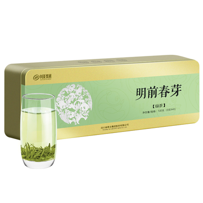 叙府明前春芽绿茶茶叶礼盒装120g