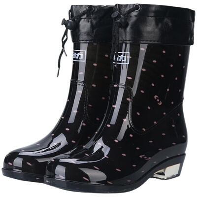 回力女雨靴短筒时尚防滑胶鞋雨鞋