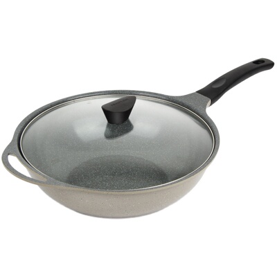 neoflam炒锅家用炒菜平底陶瓷铝