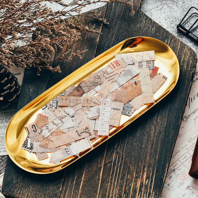 茱迪手工 手帐素材和纸贴纸 词条 多片单条70片 21801